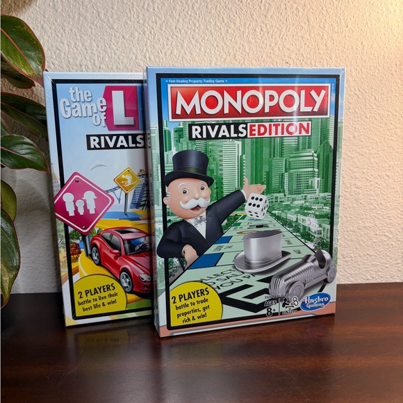 Hasbro | Toys | Monopoly Life Rivals Edition 2 Player Board Game Sealed ...